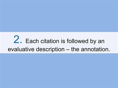 What Is An Annotated Bibliography For Student Nurses Pptx