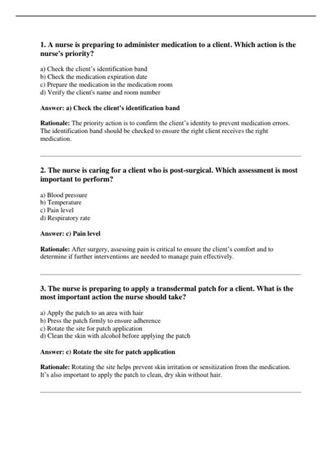 2025 Ati Fundamentals Exam Retake Verified Answers Pass Guarantee Stuvia Stuvia Us