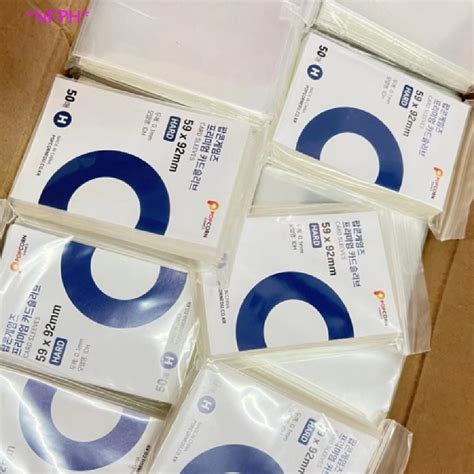 Ckfr 50pcs Korea Card Sleeves Clear Acid Free Cpp Hard 3 Inch Photocard Horaphic Protector Film Ckfr 50pcs Korea Card Sleeves Clear Acid Free Cpp Hard 3 Inch Photocard Horaphic Protector Film