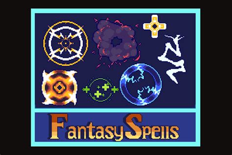 17 Spells Vfx Spells Pack For Fantasy Games 2d Unity Asset Store