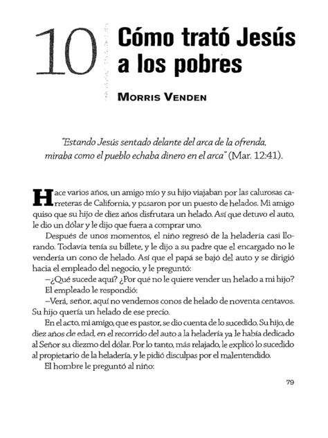 Cómo Jesús Valoró La Ofrenda De Los Pobres Pdf Jesús Diezmo