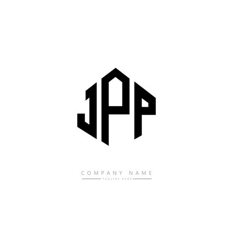 Jpp Letter Logo Design With Polygon Shape Jpp Polygon And Cube Shape