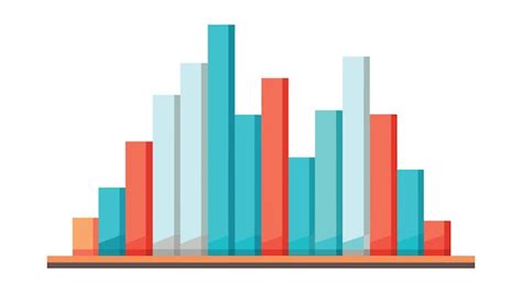 Premium Vector Histogram Flat Illustration On White Background