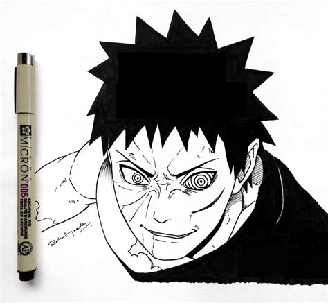 Obito Uchiha Drawing