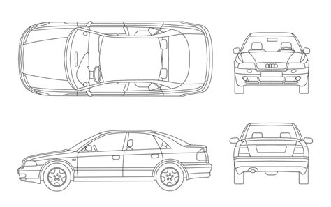 2d Autocad File Shows The Detail Of The Car Opening Car Car Car Front
