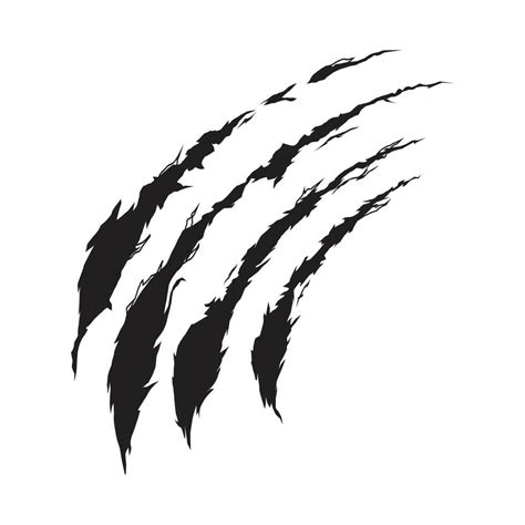Illustration Of Claw Scratches Isolated On White Background 47552889