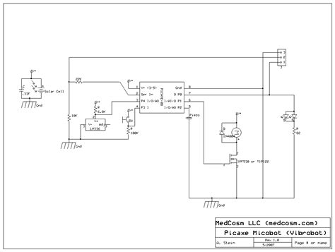 Solar Powered Picaxe Microbot Vibrobot