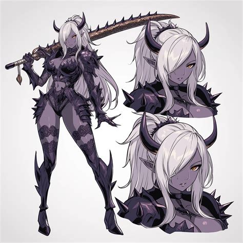 Tc8888 Character Sheet A Sexy Female Oni With The By Tcaiguy28 On Deviantart