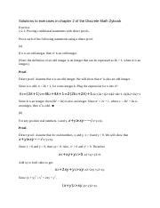 Solutions To Exercises In Chapter Of The Discrete Math Zybook Solutions To Exercises In