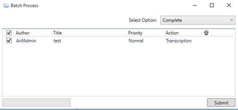 how to use batch process
