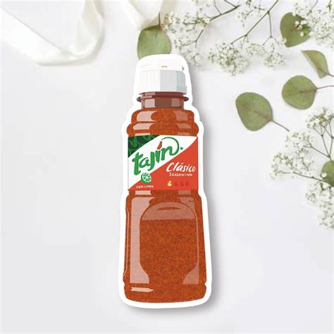 Tajin Bottle Sticker Water Resistant Sticker Water Bottle Sticker