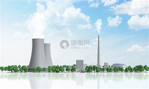 3d热电站场景图片素材 正版创意图片402423569 摄图网