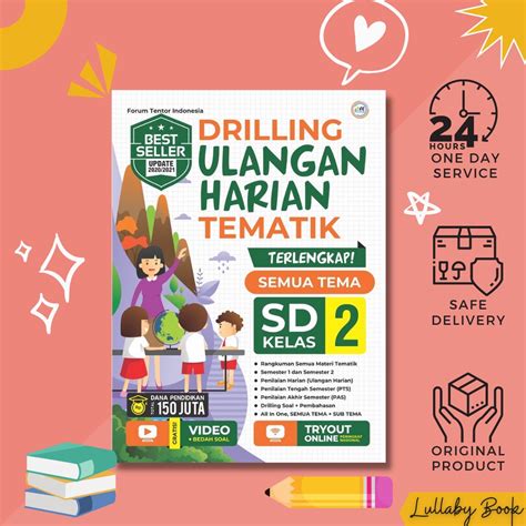 Class 2 Primary School Book Drilling Thematic Daily Tests Education