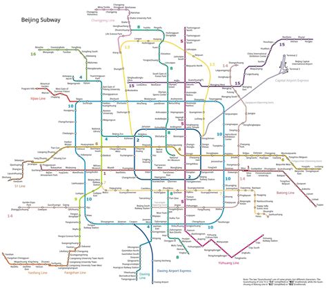 2021 Beijing Subway Maps And Metro System China Mike