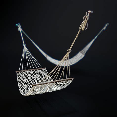 3d Hammock Model Turbosquid 1200445