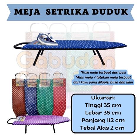Jual Meja Setrika Duduk Alas Setrika Shopee Indonesia