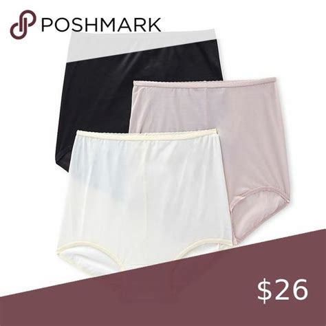 Bali Skimp Skamp Brief Panty 3 Pack Blackrosewoodmoonlight A633