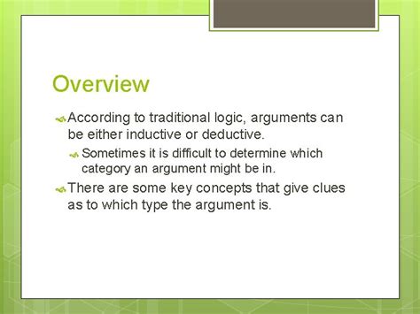 Inductive And Deductive Logic Philosophy Overview According To