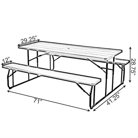 Folding Picnic Tables Lowes At Johnny Will Blog
