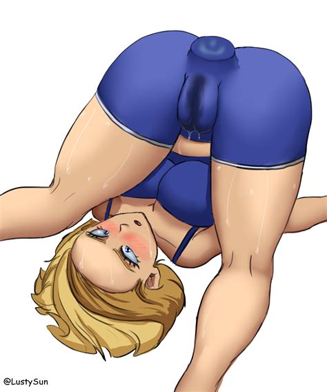 Rule 34 1girls Anal Anal Sex Android 18 Bike Shorts Blonde Hair Blue