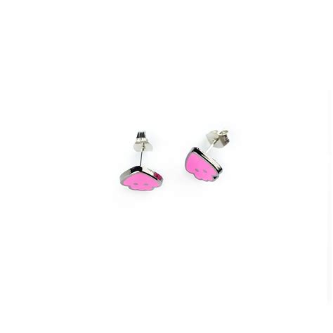 Pink Squid Earrings Vector Penguin Shop