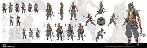 Show And Tell Cicada Assassin Character Design Rcharacterforge