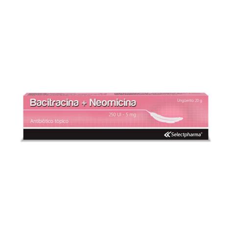 Bacitracina Neomicina Unguento Tubo 20g Droguería Sainsa