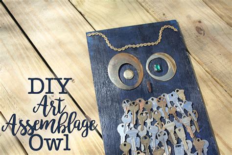 Craftyhope Diy Owl Assemblage And Necklace