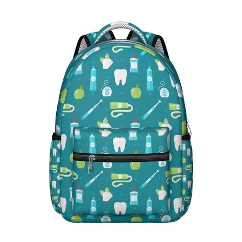 Dental Tooth Students Backpack Oral Care Dentist School Bag With Tooth
