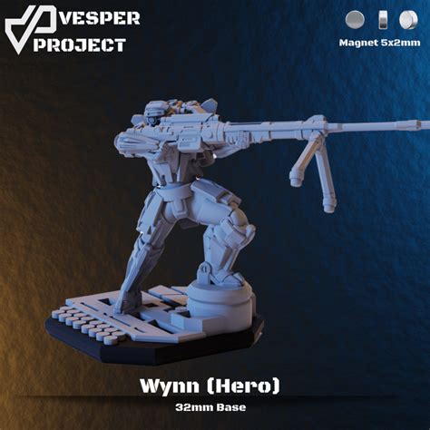 3d Printable Wynn By Vesper Project