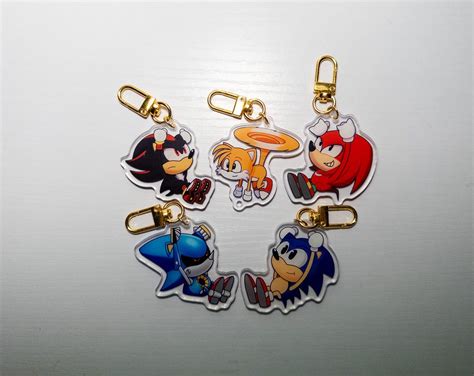 Sonic Keychains Etsy