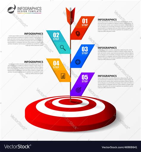 Infographic Design Template Creative Concept Vector Image