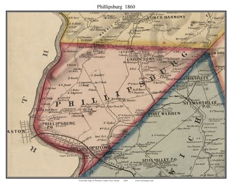 Map Of Phillipsburg New Jersey At Clarence Swingle Blog
