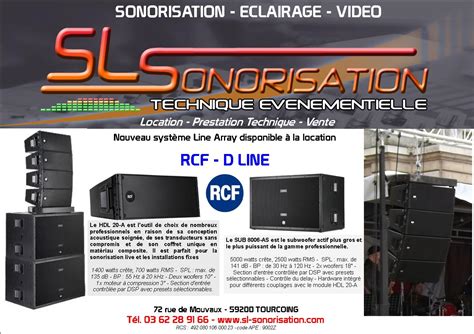 Rcf Hdl 20 A Image Pub Location Rcf D Line 985745 Audiofanzine Rcf Hdl 20 A Image Pub Location Rcf D Line 985745 Audiofanzine