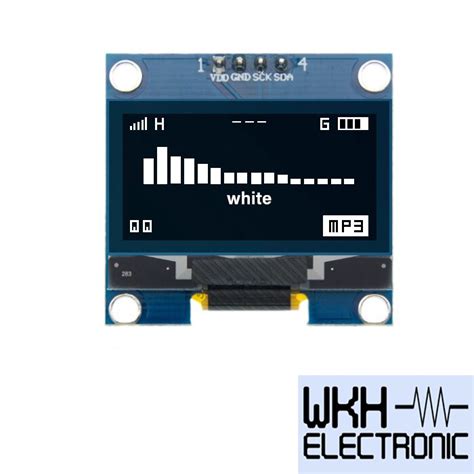 Jual Modul Display OLED 128x64 LCD I2C 1 3 Inch White Putih Arduino Shopee Indonesia