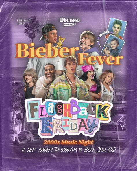 Flashback Friday Bieber Fever 2000s Party 12th Sept 2025