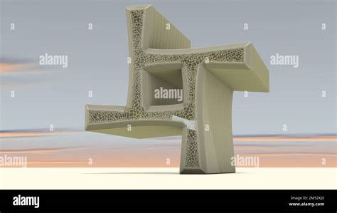 A 3d Illustration Of An Architectural Structure Artists Designers