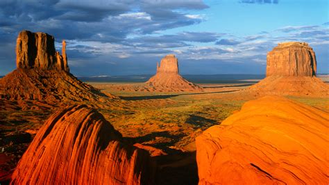 Mitten Buttes Monument Valley Navajo Tribal Park Arizona Usa