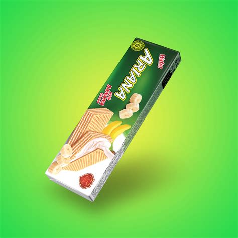 ویفر مستطیل 60 عددی شرکت صنایع غذائی هری اکبرزاده