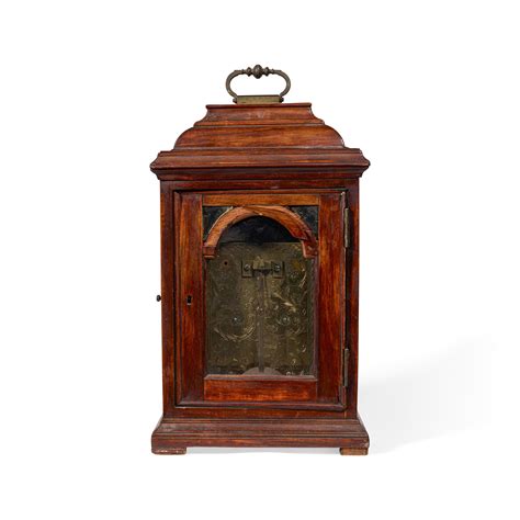 Bonhams An English Mahogany Mantel Clockthomas Taylor London Circa 1700