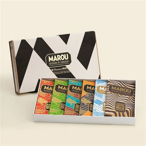 The Faiseurs Collection 6 Chocolate Bars T Box Maison Marou