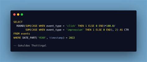 Gokuldas Thottingal On Linkedin Linkedin Datalemur Sql Easy