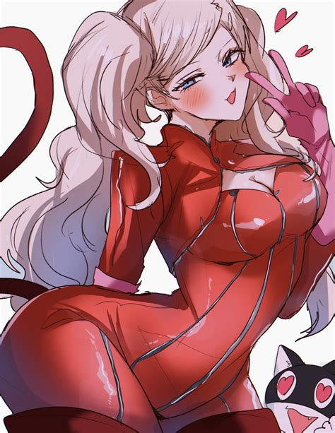 Rule 34 1girls Ann Takamaki Ass Big Ass Big Breasts Blonde Hair Blush