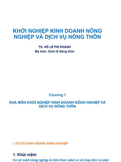 Khoi Nghiep Kdnn Dvnt Chuong 1 Pdf