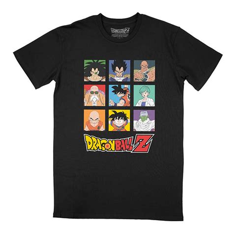 Dragon Ball Z Saiyan Saga Mens Black T Shirt S T Shirts For Sale