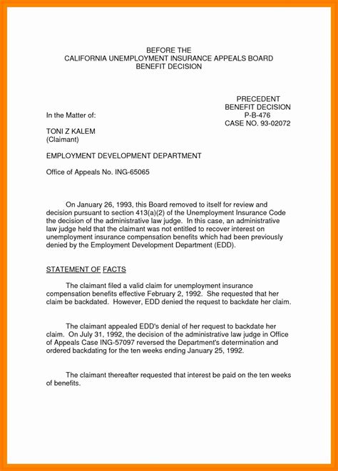 Sample Of Appeal Letter For Disqualification Great Professionally