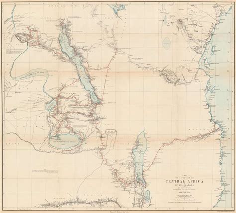 Livingstone Africa Map Southern Africa Living History And Legendary