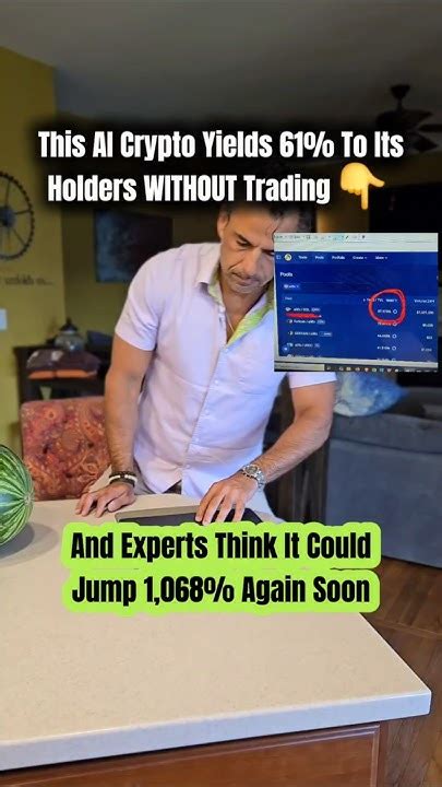 Ai Crypto Yields 61 To Holders While They Wait For Potential 1068 Repeat Rise Youtube