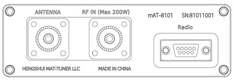 Mat 8101 Tuner For Icom Ic F8101