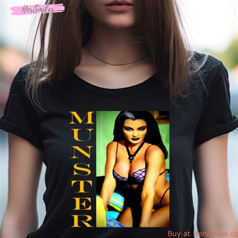 The Munsters Sexy Lily Munster Pin Up Vintag Shirt Hersmiles